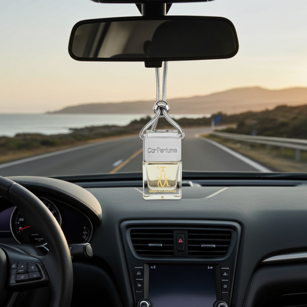 Car Perfume Diffusers - (Clear Bottle Silver Cap)