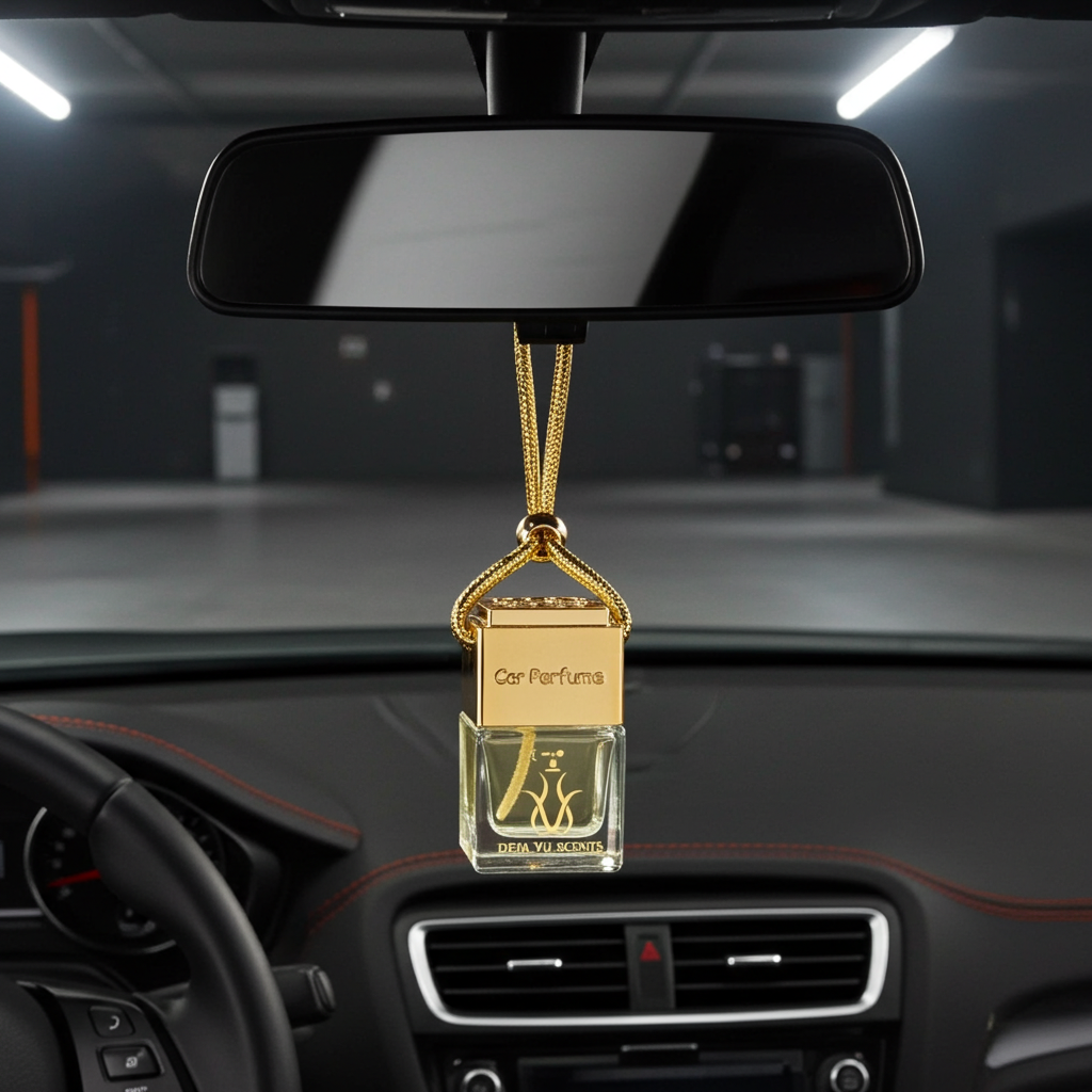 Car Perfume Diffusers - (Clear Bottle Gold Cap)